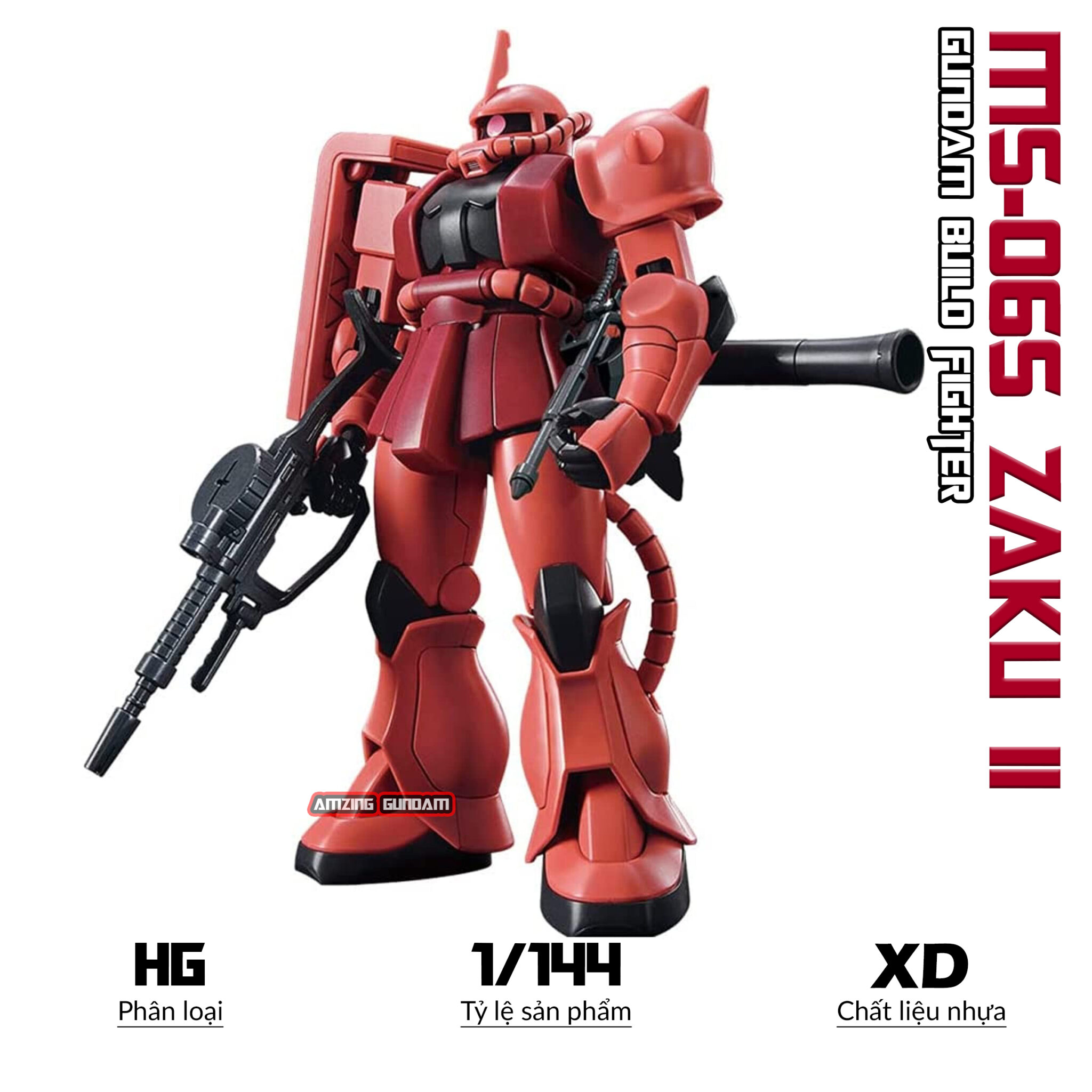 HG 1/144 ZAKU II RED REVIVE – gundamamazing.com