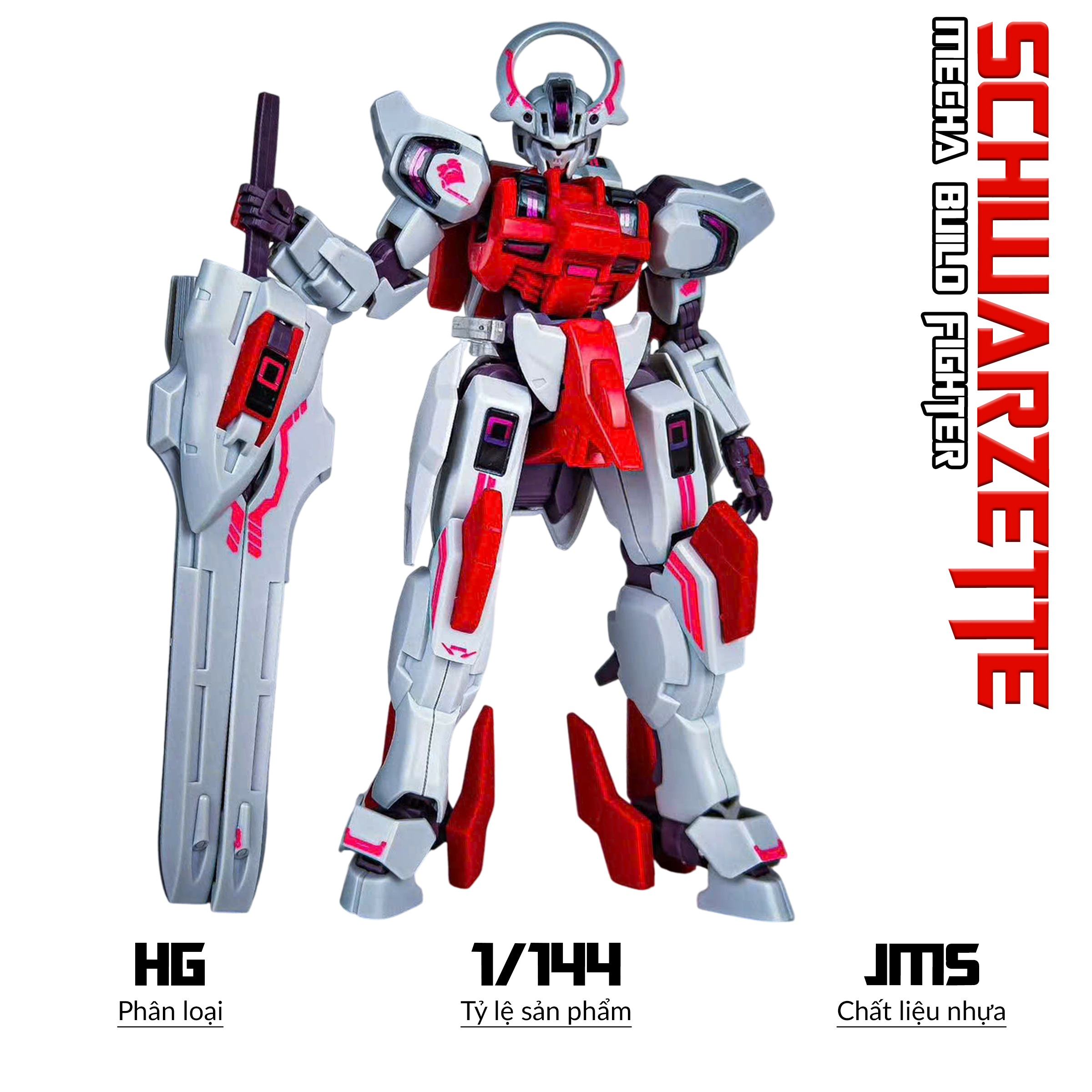 HG 1/144 GUNDAM SCHWARZETTE CUSTOM – gundamamazing.com